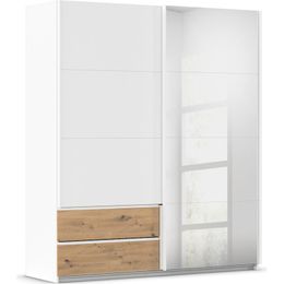 Rauch Schwebet&uuml;renschrank &raquo;Kleiderschrank Schrank Garderobe W&auml;scheschrank ELARA mit Spiegel&laquo; praktische Schubladen optional farblich abgesetzt MADE IN
