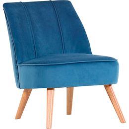 GUTMANN FACTORY Loungesessel &raquo;Fred&laquo; blau B/H/T: 70cm