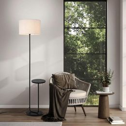 N&auml;ve n&auml;ve Stehlampe &raquo;Tordis&laquo; E27 1 Stk. mit integriertem Tisch, Zuleitung 230cm schwarz, exkl. 1 x E27 schwarz 1, &Oslash; 35cm H: 157cm, 1 Stk.