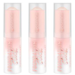 Essence Damen Foundation &raquo;FOUNDATION stick&laquo; Cremig und leicht verblendbar, Matt-Finish, variable Deckkraft. beige 30 g