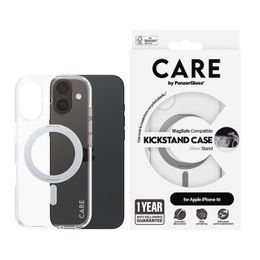 CARE by PanzerGlass Handyh&uuml;lle &raquo;Kickstand Case f&uuml;r Apple iPhone 16&laquo; Smartphones Backcover, Schutzh&uuml;lle, Handyschutzh&uuml;lle, Case, Schutzcase, sto&szlig;fest 