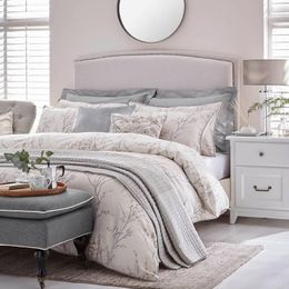 Laura Ashley Bettw&auml;sche &raquo;Pussy Willow, aus Baumwoll-Satin&laquo; 3 tlg. mit floralem Muster, inkl 2 Kissenbez&uuml;ge Satin, Obermaterial: 100% Baumwolle B/L: 