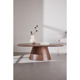 Couchtisch &raquo;Lanzo, gro&szlig;z&uuml;giger Couchtisch 120 &times; 92,5 cm in moderner Holzoptik&laquo; Sofatisch, MDF, 3D-Papier, rechteckig, ger&auml;umig, modern braun B/H/T: 
