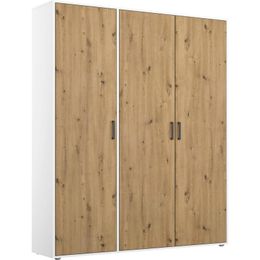 Rauch Kleiderschrank &raquo;VOYAGER Garderobe W&auml;scheschrank Schlafzimmer&laquo; in 3 verschiedenen Ausstattungen BASIC/CLASSIC/PREMIUM, mit 2 modernen 
