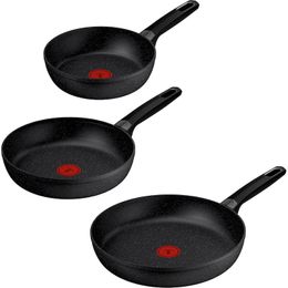 Tefal Pfannen-Set &raquo;Excell'Cook&laquo; Aluminium Set, je 1 Pfanne 20/24/28 cm, 3 tlg. leistungsstarke Antihaftbeschichtung, Induktion, metallspatelsicher 