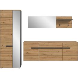 Home Affaire Garderoben-Set &raquo;REHAT, TOPSELLER!, 3-teilig, Breite 256 cm, individuell stellbar&laquo; Set, best. aus: Garderobenschrank, H&auml;ngeschrank & 