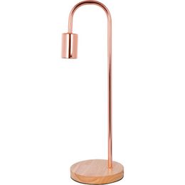 Kayoom Tischleuchte &raquo;Tischlampe Vinara 625&laquo; E27 1 Stk. hochwertig, au&szlig;ergew&ouml;hnlich rosa 1, H: 47cm, 1 Stk.