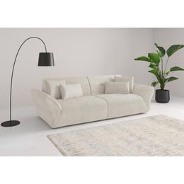 Sit & More sit&more Big-Sofa &raquo;Dali&laquo; beige 100% Polyester B/H/T: 300cm x 91cm x 116cm, Chenille, ohne Kissen
