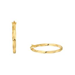 Amor Damen Paar Creolen &raquo;, 2013724&laquo; gold Gelbgold 375