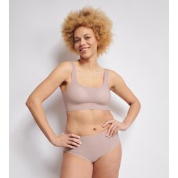 Sloggi Damen Sloggi Bustier &raquo;ZERO Feel 2.0&laquo; mit herausnehmbaren Pads, leichter Halt, Mikrofaser rosa S, N-Gr