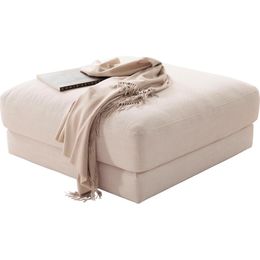3C Candy Polsterhocker &raquo;Enisa II&laquo; passend zur Serie "Enisa II", wahlweise mit Flecken-Schutz-Bezug beige 100% Polyester B/H/T: 100cm x 49cm x 100cm, 