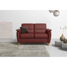 Home Affaire 2-Sitzer &raquo;Palmera, B: 149 cm&laquo; mit Federkern rot Luxus-Microfaser (100% Polyester);Struktur (100% Polyester);Luxus-Microfaser in 