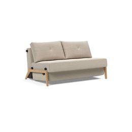 INNOVATION LIVING Schlafsofa &raquo;Cubed Klappsofa, hochwertige Schlaffunktion, Design und extra Komfort&laquo; Frontauszug, sehr platzsparend, abgewinkelt 