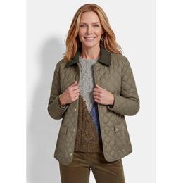 GOLDNER Steppjacke mit Hemdkragen in khaki | Gr.: 42