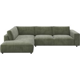Musterring Ecksofa &raquo;MR LUCIA, Luxuri&ouml;se Wohlf&uuml;hlgarnitur von &laquo; Erstklassige Kammerkissen, komfortable Umbauecke & zeitloser Look gr&uuml;n 88% Polyester, 12% 