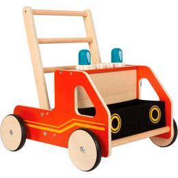 Small Foot Lauflernwagen &raquo;Feuerwehr&laquo; rot Einheitsgr&ouml;&szlig;e Lauflernwagen