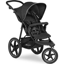 hauck Dreirad-Kinderwagen &raquo;Runner 2, black&laquo; 22 kg Kinderwagen, Jogger mit schwenk- und feststellbarem Vorderrad schwarz Einheitsgr&ouml;&szlig;e Dreirad-Kinderwagen