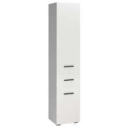 Inosign welltime Hochschrank &raquo;Skara&laquo; 3 verstellbaren Einlegeb&ouml;den hinter den T&uuml;ren, Breite 38cm, H&ouml;he 180cm wei&szlig; Holzwerkstoff wei&szlig;, B/H/T: 38cm x 180cm x 