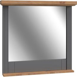 OTTO home Wandspiegel &raquo;Tara&laquo; UV lackiertes MDF grau Holzwerkstoff, MDF B/H/T: 84cm x 79cm x 13cm,matt