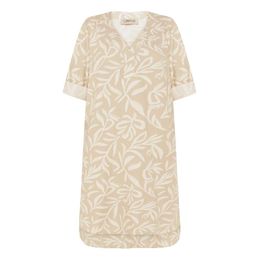 Cartoon Sommerkleid mit Muster in Nature/Cream | Gr.: 34