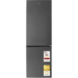 Exquisit K&uuml;hl-/Gefrierkombination &raquo;KGC400-130-NF-040D inoxlook-az&laquo; 186 cm hoch 60 cm breit Humidity Box f&uuml;r optimale Feuchtigkeitsregulierung & kein 