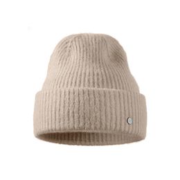 Pearlwood Unisex Pearlwood Strickm&uuml;tze &raquo;ALVA&laquo; in feinen Rippen gestrickt beige Einheitsgr&ouml;&szlig;e