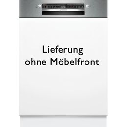 Bosch teilintegrierbarer Geschirrsp&uuml;ler Serie 2 &raquo;SMI2HVS06E&laquo; 14 Ma&szlig;gedecke Smarter Smart Start & flexibler, h&ouml;henverstellbarer Rackmatic-Korb wei&szlig; 