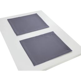 WIRTH Platzset &raquo;NEWBURY&laquo; blau Obermaterial: 67% Polyester, 33% Baumwolle B/L: 35cm x 40cm, 4 Stk., Baumwolle Polyester, eckig