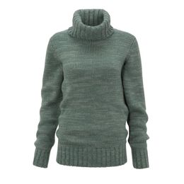 Aniston CASUAL Rollkragenpullover in jade-meliert | Gr.: 40
