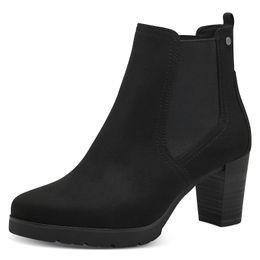 Tamaris Damen Stiefelette mit Stretcheinsatz schwarz 37