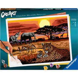 Ravensburger Malen nach Zahlen &raquo;CreArt, Savannah Landscapes&laquo; Made in Europe bunt Einheitsgr&ouml;&szlig;e