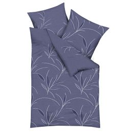 Kaeppel Bettw&auml;sche &raquo;Organic&laquo; 2 Stk. blau Mako-Satin, Obermaterial: 100% Baumwolle B/L: 135cm x 200cm, 1 Stk., 1 Stk., Mako-Satin, B/L: 80cm x 80cm, 2 Stk.