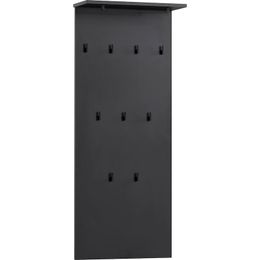 Schildmeyer Garderobenpaneel &raquo;Janne, Hakenpaneel, Made in Germany, B: 50 cm&laquo; Solide Verarbeitung - Dieses Produkt ist in Deutschland gefertigt schwarz 