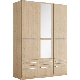 Priess Kleiderschrank &raquo;Schrank Garderobe W&auml;scheschrank Barcelona in 5 Breiten&laquo; viel Stauraum, ger&auml;umige Schubk&auml;sten, mit Spiegel, MADE IN GERMANY 