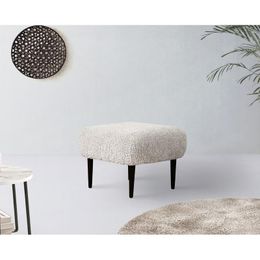 LeGer Home by Lena Gercke Polsterhocker &raquo;Dinah&laquo; passend Zum Sessel "Dinah" beige 100% Polyester B/H/T: 64cm x 48cm x 64cm, Boucl&eacute;