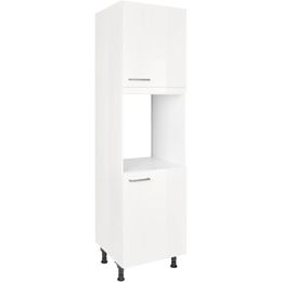 Nobilia Herdumbauschrank &raquo;"Flash", Ausrichtung w&auml;hlbar, mit zwei zus&auml;tzlichen T&uuml;ren,&laquo; vormontiert, Breite/H&ouml;he: 60/167,8 cm wei&szlig; B/H/T: 60cm x 216,6cm