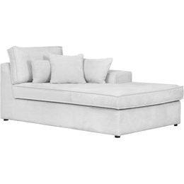 OTTO home Ottomane &raquo;Florid&laquo; einzeln stellbar oder als Teil eines Modulsofas, auch in Cord beige Baumwollmix (60% Baumwolle/40% Leinen);Struktur fein (