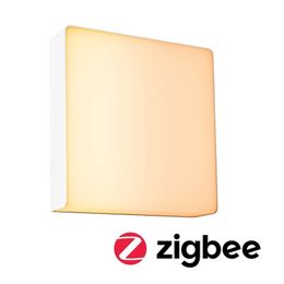 Paulmann LED Au&szlig;en-Wandleuchte &raquo;Azalena IP44 250x97mm 8,5W 700lm 230V Kunststoff, Aluminium&laquo; 1 Stk. Warmwei&szlig; Smart Home Zigbee 3.0 Bewegungsmelder mit 