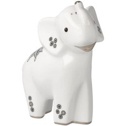 Goebel Tierfigur &raquo;Figur Roho&laquo; wei&szlig; Porzellan B/H/T: 9,5cm x 16cm x 15cm