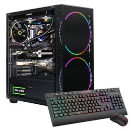 GAMEMAX Gaming-PC &raquo;Black Hole 7642 AMD Ryzen 5 9600X RTX 5070 32GB DDR5 1TB SSD&laquo; Windows 11, DDR5 RAM schwarz Wi-Fi 6 & Bluetooth 5.2, Gigabit 