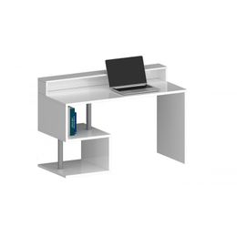 Home Affaire Schreibtisch &raquo;Esse, modernes Design&laquo; in verschiedenen Breiten, mit und ohne Monitoraufsatz, Made in Italy wei&szlig; B/H/T: 140cm x 92,5cm x 