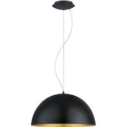 Eglo H&auml;ngeleuchte &raquo;GAETANO 1&laquo; E27 1 Stk. Pendelleuchte, Metall, E27 Fassung, &Oslash; 53,5 cm gold 1, &Oslash; 53cm H: 150cm, 1 Stk.