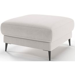 Home Affaire Polsterhocker &raquo;Downtown&laquo; passend zur Serie, auch in Cord beige 100% Polyester B/H/T: 80cm x 44cm x 80cm, Chenille