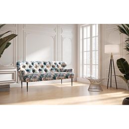 OTTO home 3-Sitzer &raquo;Amber&laquo; mit Knopfheftung,in verschieden Stoffarten bunt 100% Polyester B/H/T: 193cm x 97cm x 87cm, Jacquard