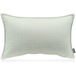 HOCK Dekokissen &raquo;Bobo&laquo; mit Jaquard-Struktur, Kissenh&uuml;lle mit F&uuml;llung, 1 St&uuml;ck gr&uuml;n Baumwolle, Polyester B/L: 30cm x 50cm, 1 Stk.