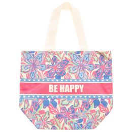Zwillingsherz Damen Tragetasche Stofftasche mit Henkel, bunter Mustermix bunt B/H/T: 38cm x 45cm x 17cm