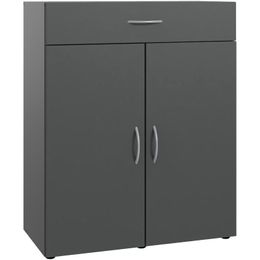 wimex Kombikommode &raquo;Multiraumkonzept&laquo; Schubk&auml;sten auf Metallschienen grau Holzwerkstoff B/H/T: 80cm x 98cm x 40cm, 1 Stk., 2 Stk.