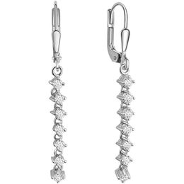 Firetti Damen Paar Ohrh&auml;nger &raquo;Schmuck Geschenk Silber 925 Ohrschmuck Ohrringe&laquo; mit Zirkonia (synth.) silber Silber 925 (Sterlingsilber)