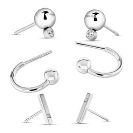 Calvin Klein Damen Ohrring-Set &raquo;CK Pure Essentials&laquo; mit Glasstein Edelstahl