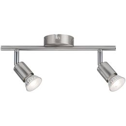 Paulmann LED Deckenleuchte &raquo;Carolina&laquo; GU10 1 Stk. GU10 grau 2, H: 12,4cm, 1 Stk.